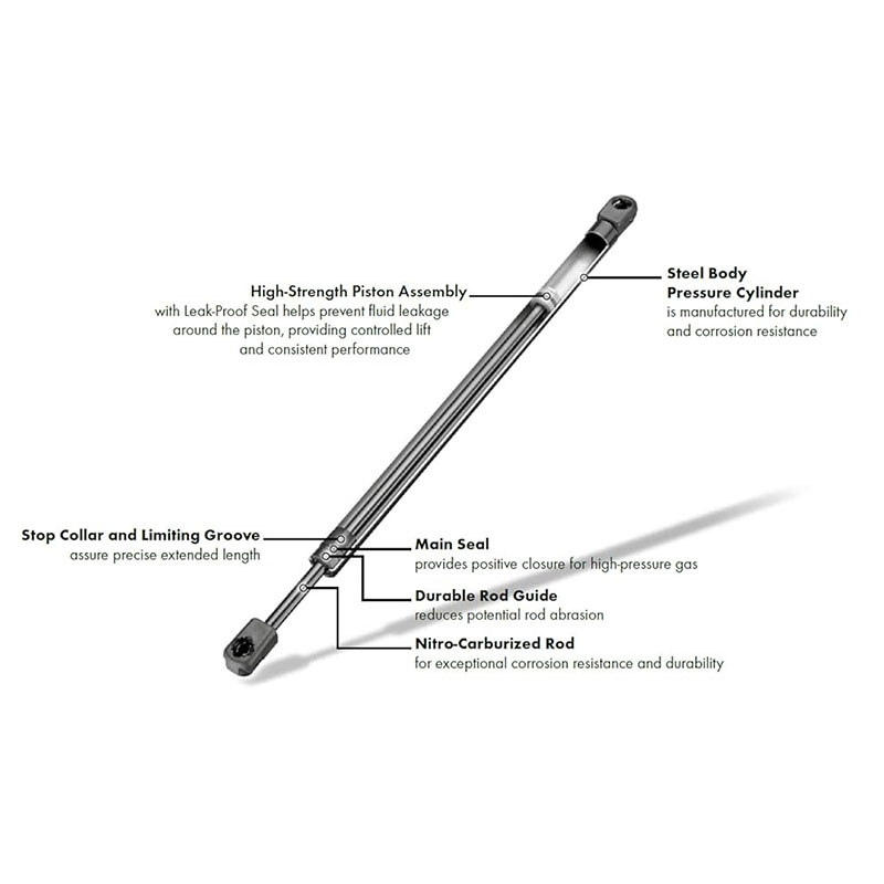 691012 34 15.71 inch 38 lbs Lift Support Gas Prop Strut Shock for Leer ...